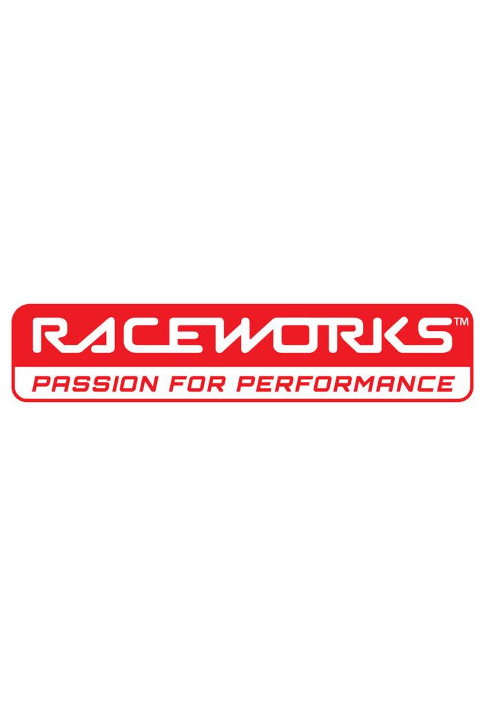 Sticker - Raceworks - Passion For Performance Red & White - Raceworks